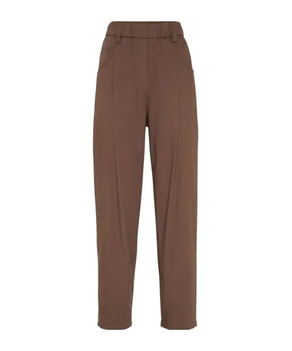 Brunello Cucinelli Embellished Lightweight Poplin Five-pocket Trousers - No