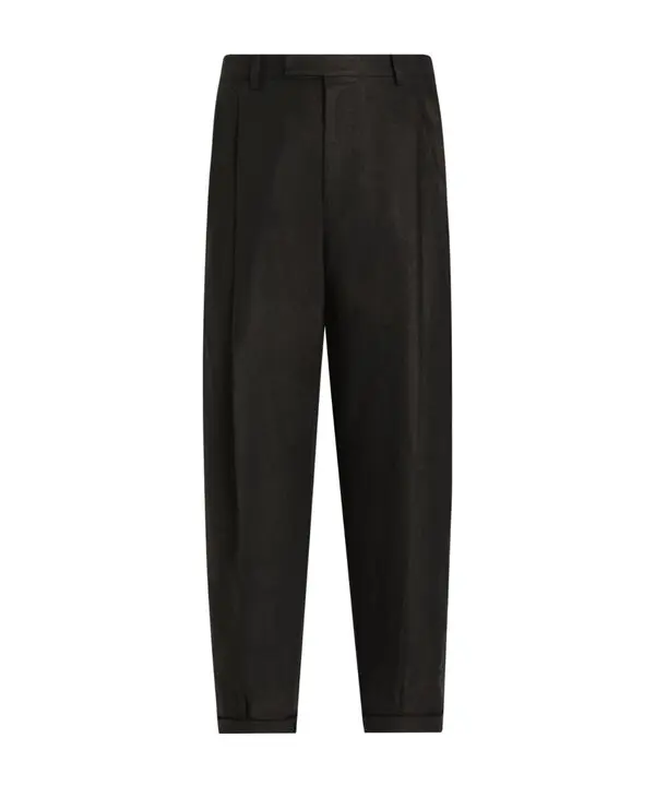 Dolce & Gabbana Tailored Press Crease Trousers - Black