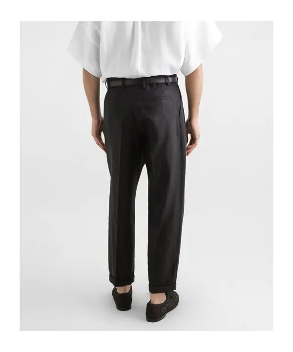 Dolce & Gabbana Tailored Press Crease Trousers - Black