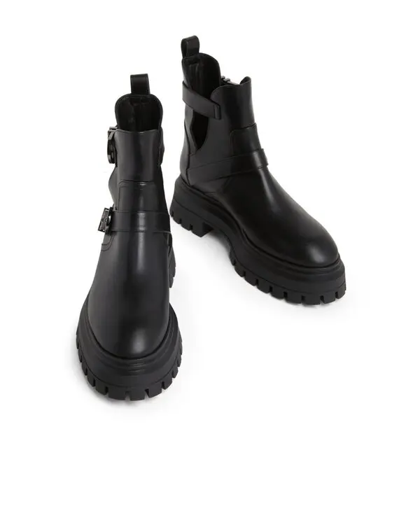 STUART WEITZMAN Buckled Ankle Boots