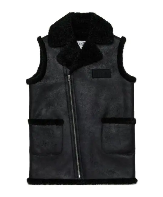 MAISON MARGIELA Sheepskin Effect Gilet