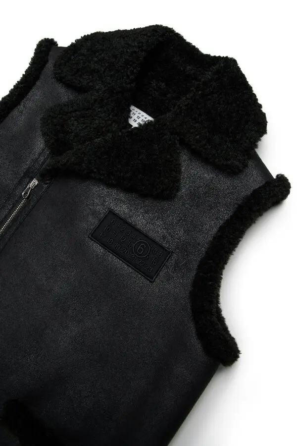 MAISON MARGIELA Sheepskin Effect Gilet