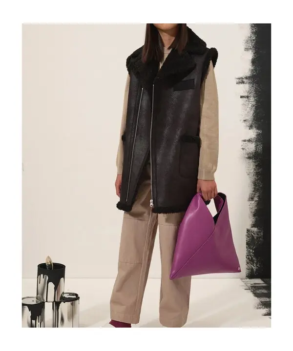 MAISON MARGIELA Sheepskin Effect Gilet