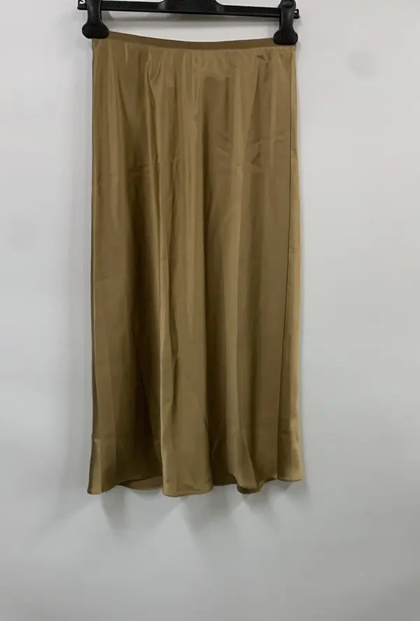 Max Mara Carnet Satin Midi Skirt