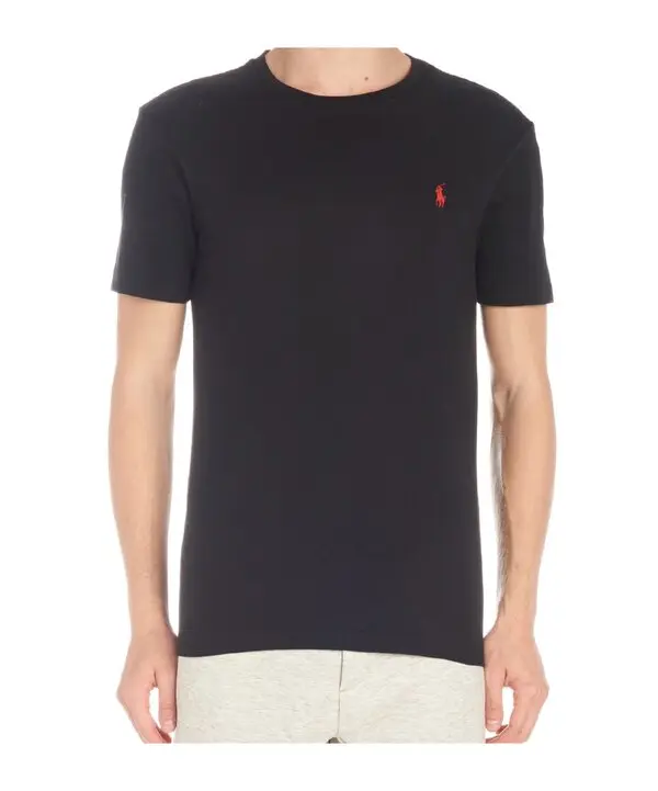 Polo Ralph Lauren Pony Embroidered Crewneck T-shirt - Black
