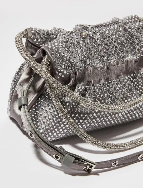 MAXCO. Embellished Rhinestone Shoulder Bag