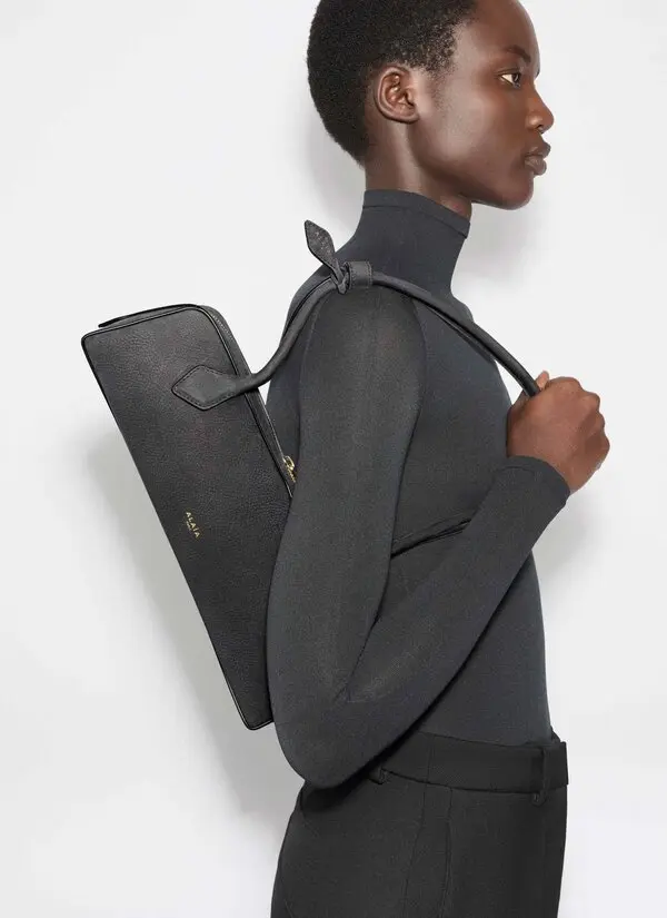 Alaïa Le Teckel Shoulder Bag - Anthracite