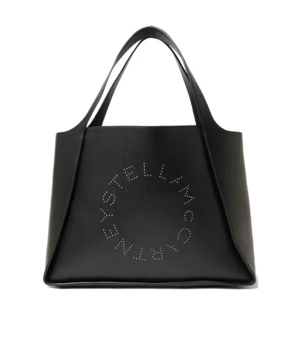 Stella McCartney Logo Detail Tote Bag - Black