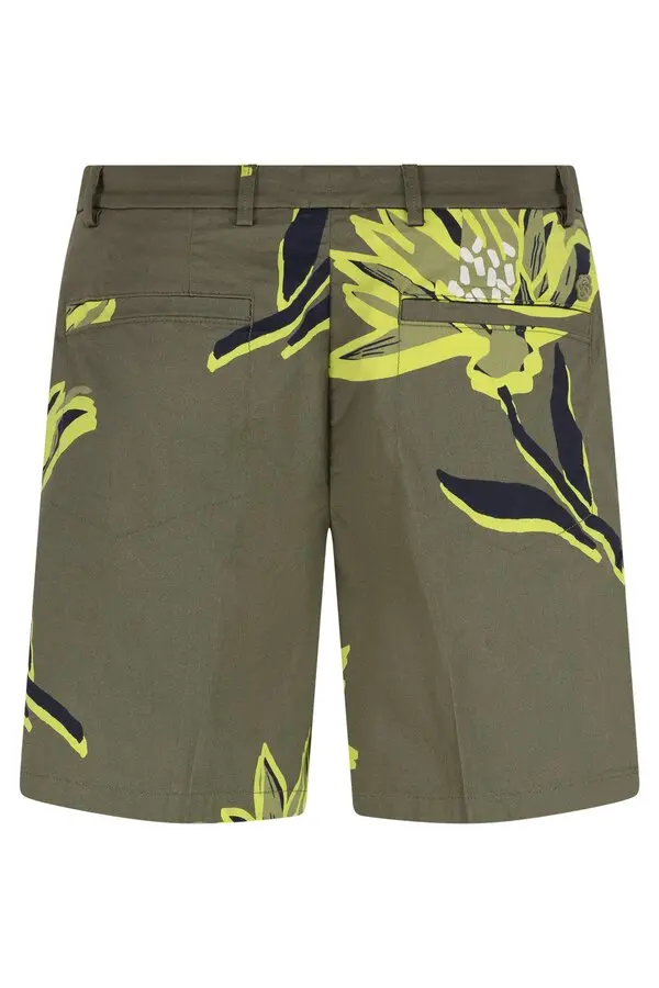 Hugo Boss Printed Bermuda Shorts - Green