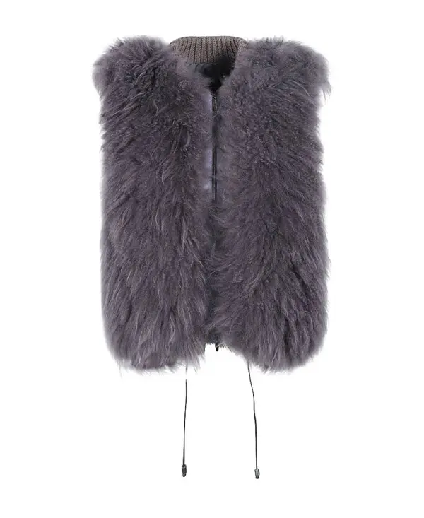 Fabiana Filippi Fur Sleeveless Gilet - Black