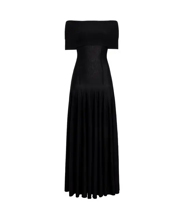 Khaite Ava Flared Maxi Dress