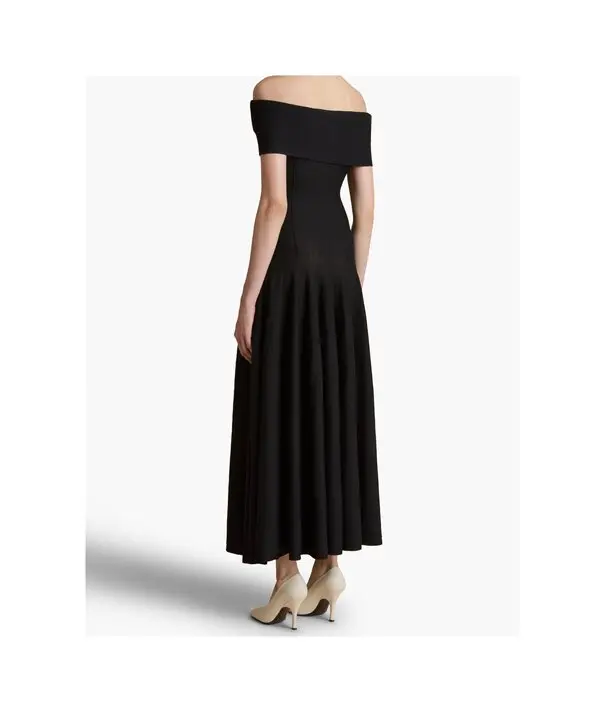 Khaite Ava Flared Maxi Dress