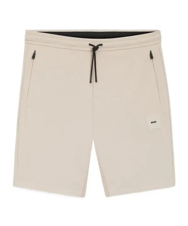 Hugo Boss Stretch Shorts With Drawstring Waist