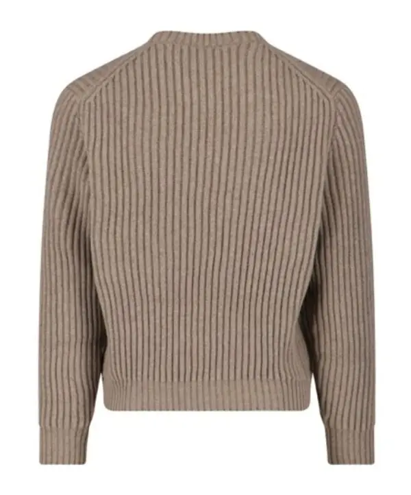 Loro Piana Plane Tree Ribbed Crewneck Jumper