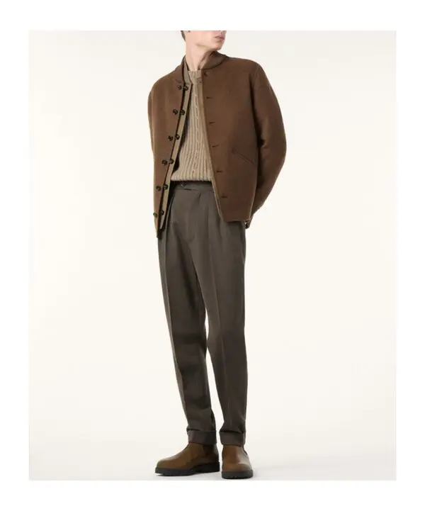 Loro Piana Plane Tree Ribbed Crewneck Jumper