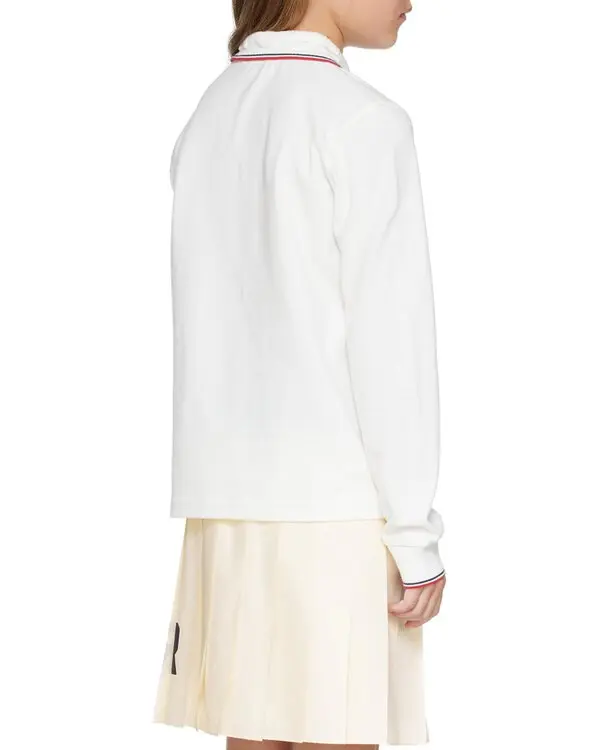 Moncler Long-sleeved Polo Shirt With Button Detail