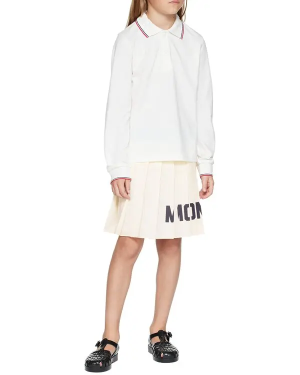 Moncler Long-sleeved Polo Shirt With Button Detail