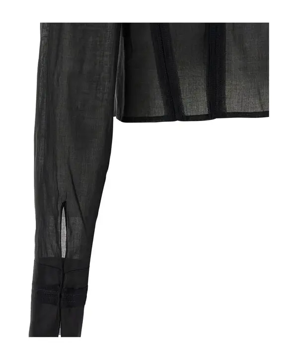 Elisabetta Franchi Cropped Embroidered Shirt