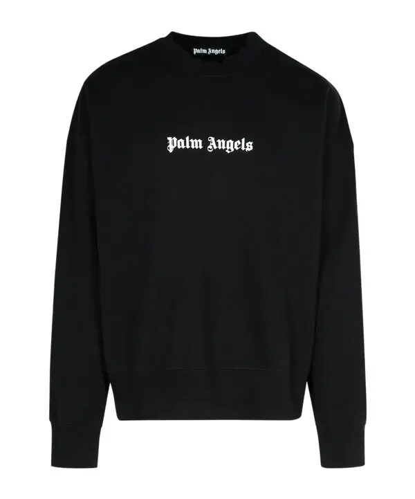 Palm Angels Logo Printed Crewneck Sweatshirt