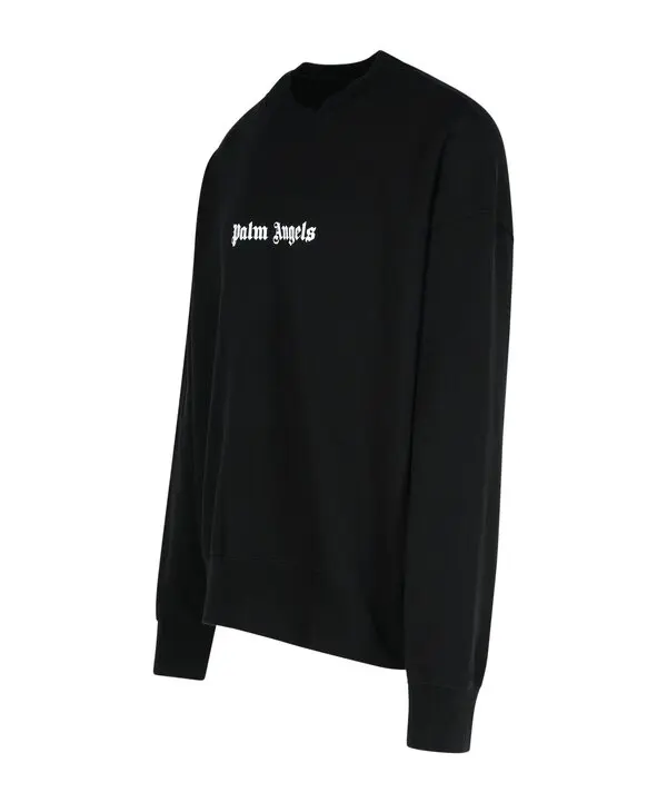 Palm Angels Logo Printed Crewneck Sweatshirt