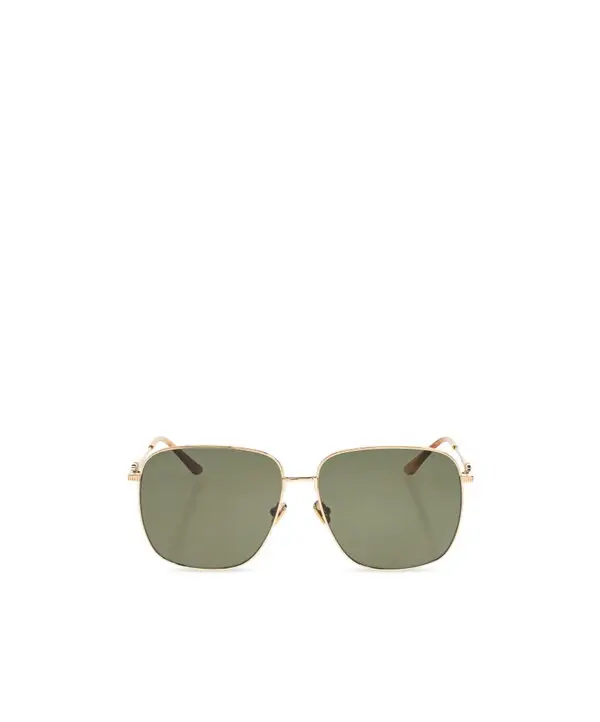 Valentino Garavani Full-frame Sunglasses With Patterned Temples - Green