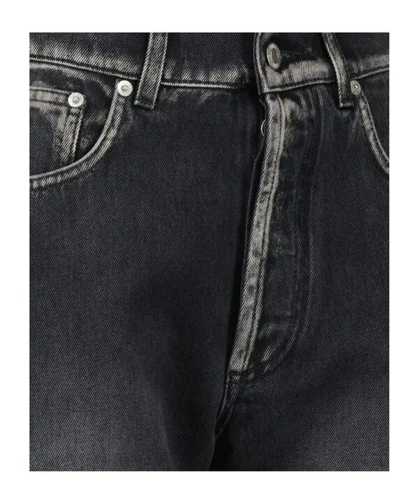 Moschino Faded Flare Jeans - Black