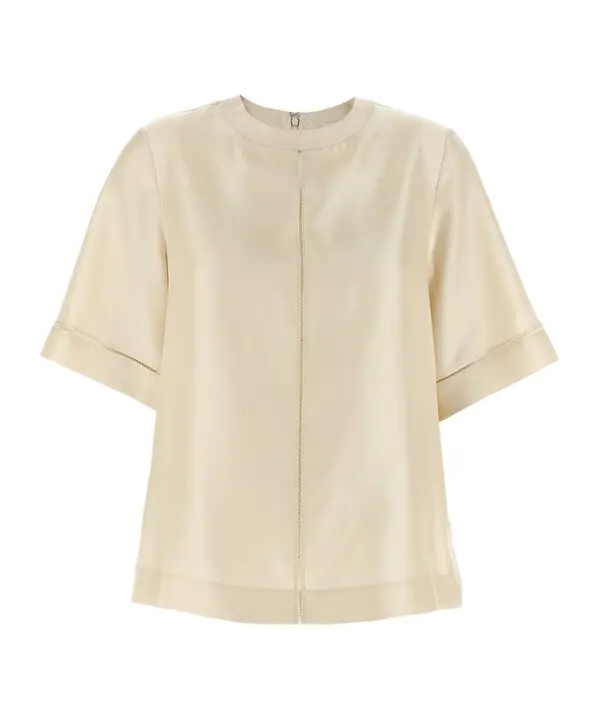 Loulou De Saison Havana Lace-stitch Top - Nude