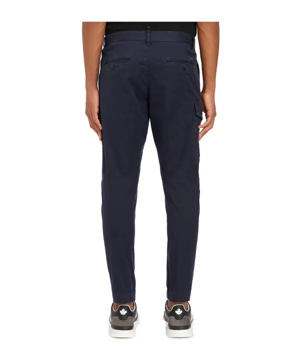 Dsquared2 Logo Plaque Cargo Pants - Black
