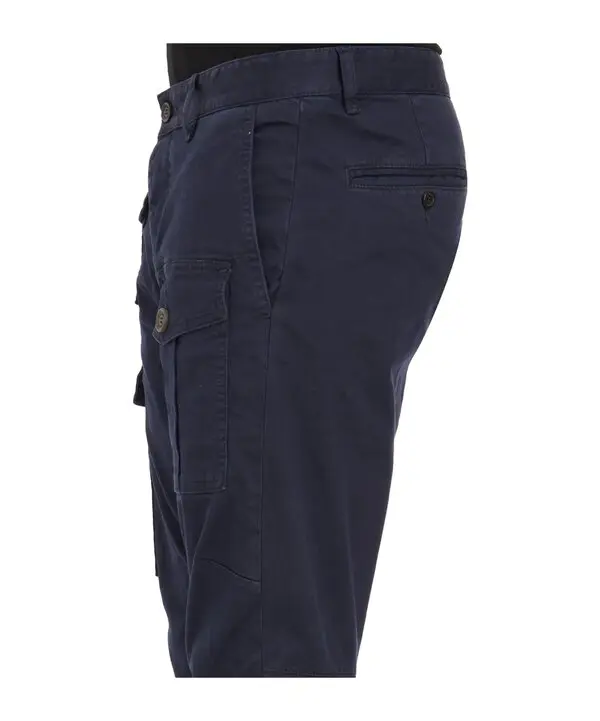 Dsquared2 Logo Plaque Cargo Pants - Black