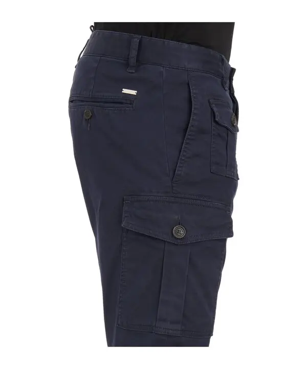 Dsquared2 Logo Plaque Cargo Pants - Black