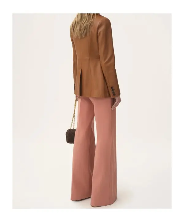 Chloé Leather Patch-pocket Jacket
