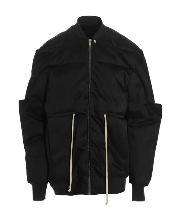 Rick Owens Drawstring Waist Bomber Jacket