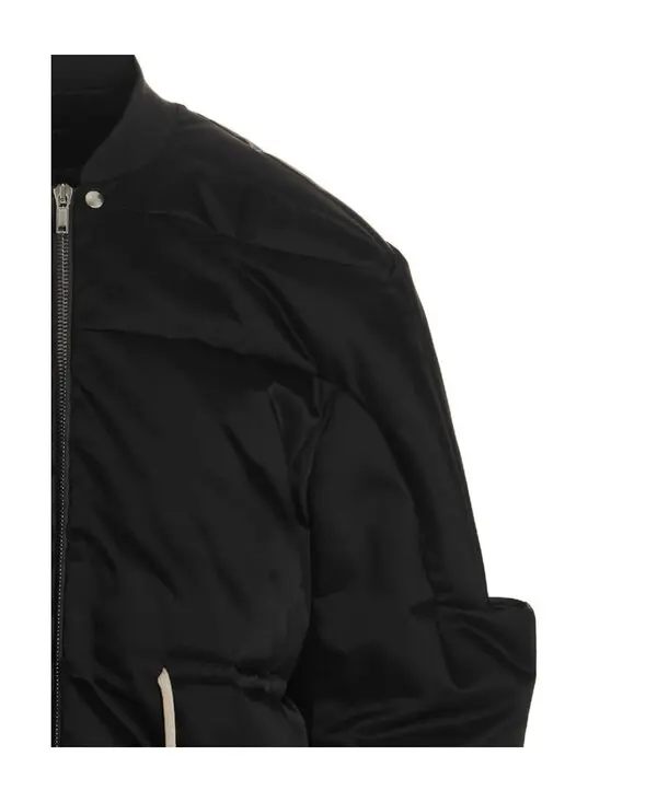 Rick Owens Drawstring Waist Bomber Jacket