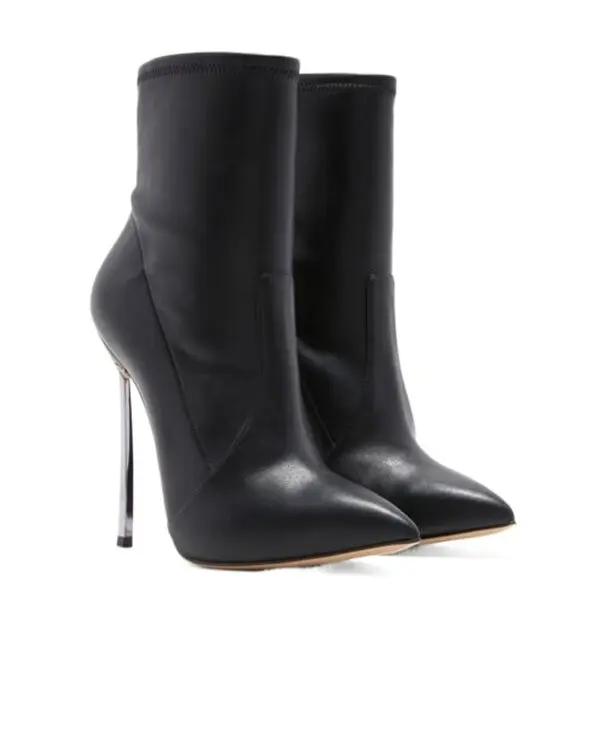 Casadei Blade Ankle Boots - Black