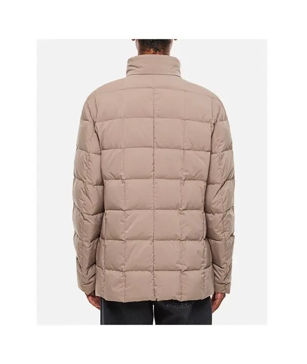 FAY Quilted Padded Coat - Nude