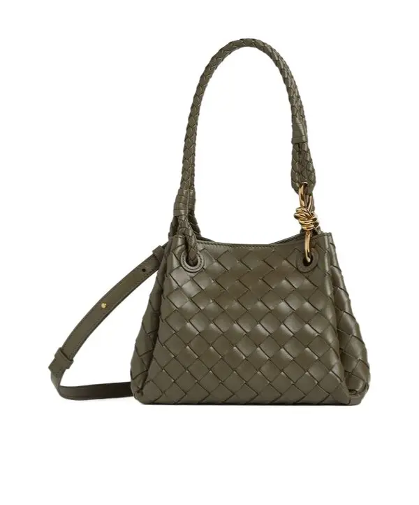 Bottega Veneta Parachute Small Shoulder Bag - Cypress