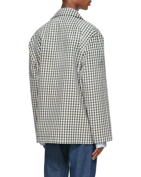 Gucci Gingham Patch-detail Jacket
