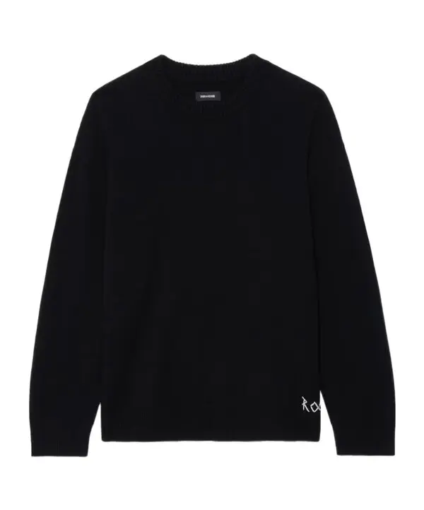 Zadig&Voltaire Oversized Embroidered Knit Jumper