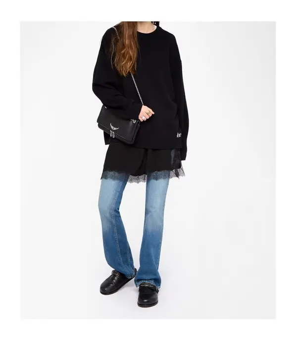 Zadig&Voltaire Oversized Embroidered Knit Jumper