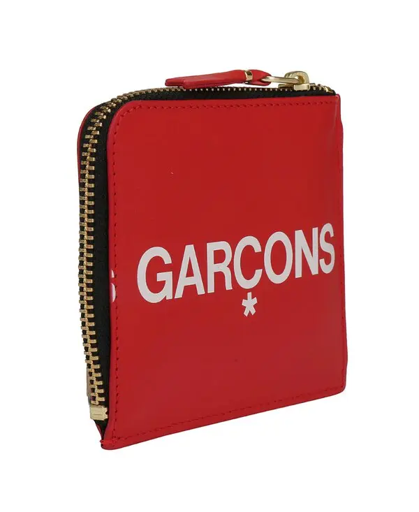 Comme Des Garçons Logo Printed Wallet