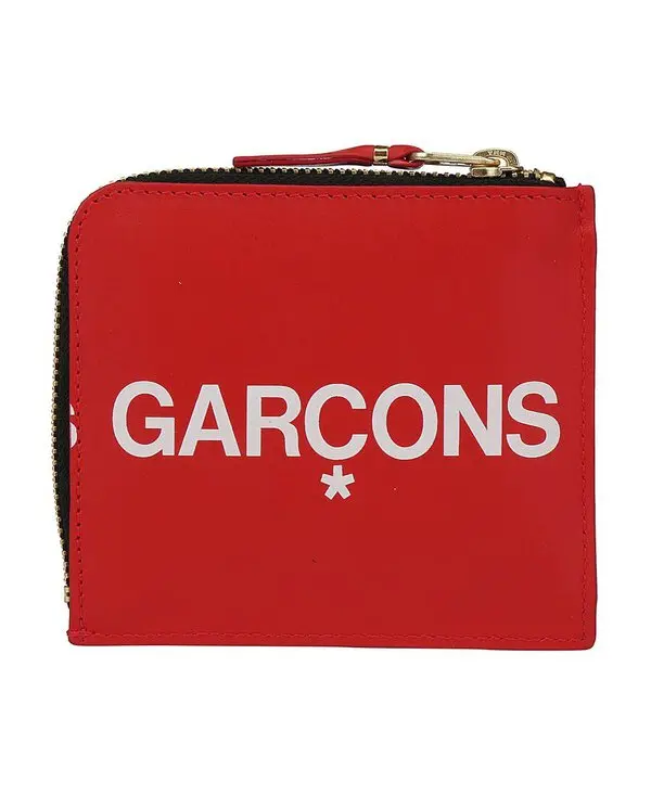 Comme Des Garçons Logo Printed Wallet