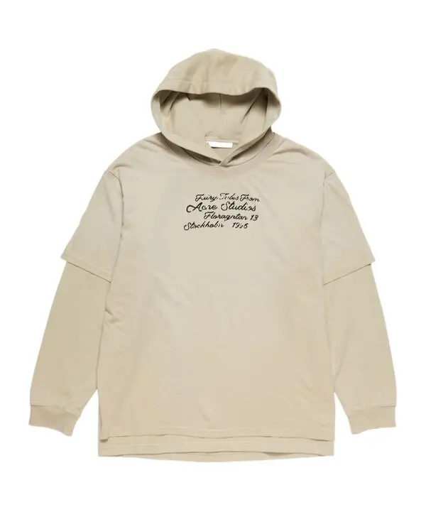 Acne Studios Layered Hooded Sweatshirt - No