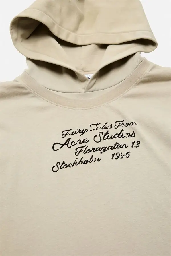 Acne Studios Layered Hooded Sweatshirt