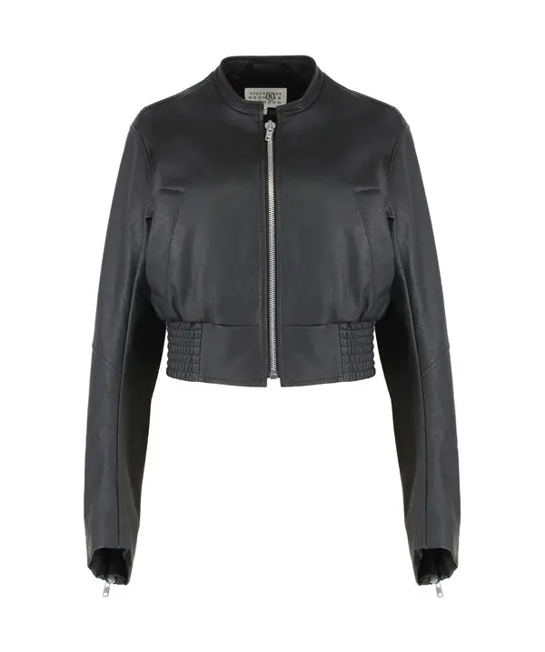 MAISON MARGIELA Cropped Bomber Jacket