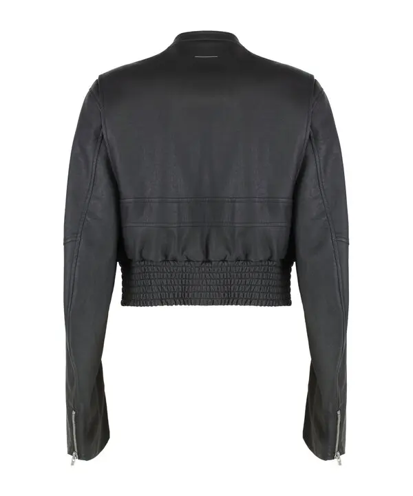 MAISON MARGIELA Cropped Bomber Jacket