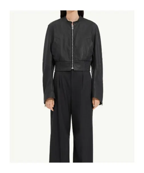 MAISON MARGIELA Cropped Bomber Jacket