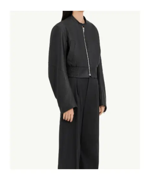 MAISON MARGIELA Cropped Bomber Jacket