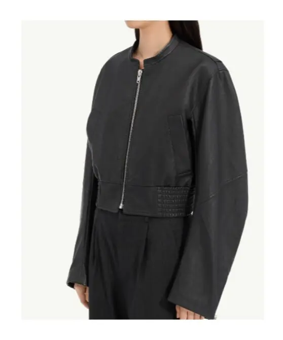 MAISON MARGIELA Cropped Bomber Jacket