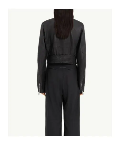 MAISON MARGIELA Cropped Bomber Jacket