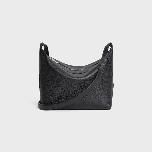 Celine Harry Grained Calfskin Crossbody Bag - Black